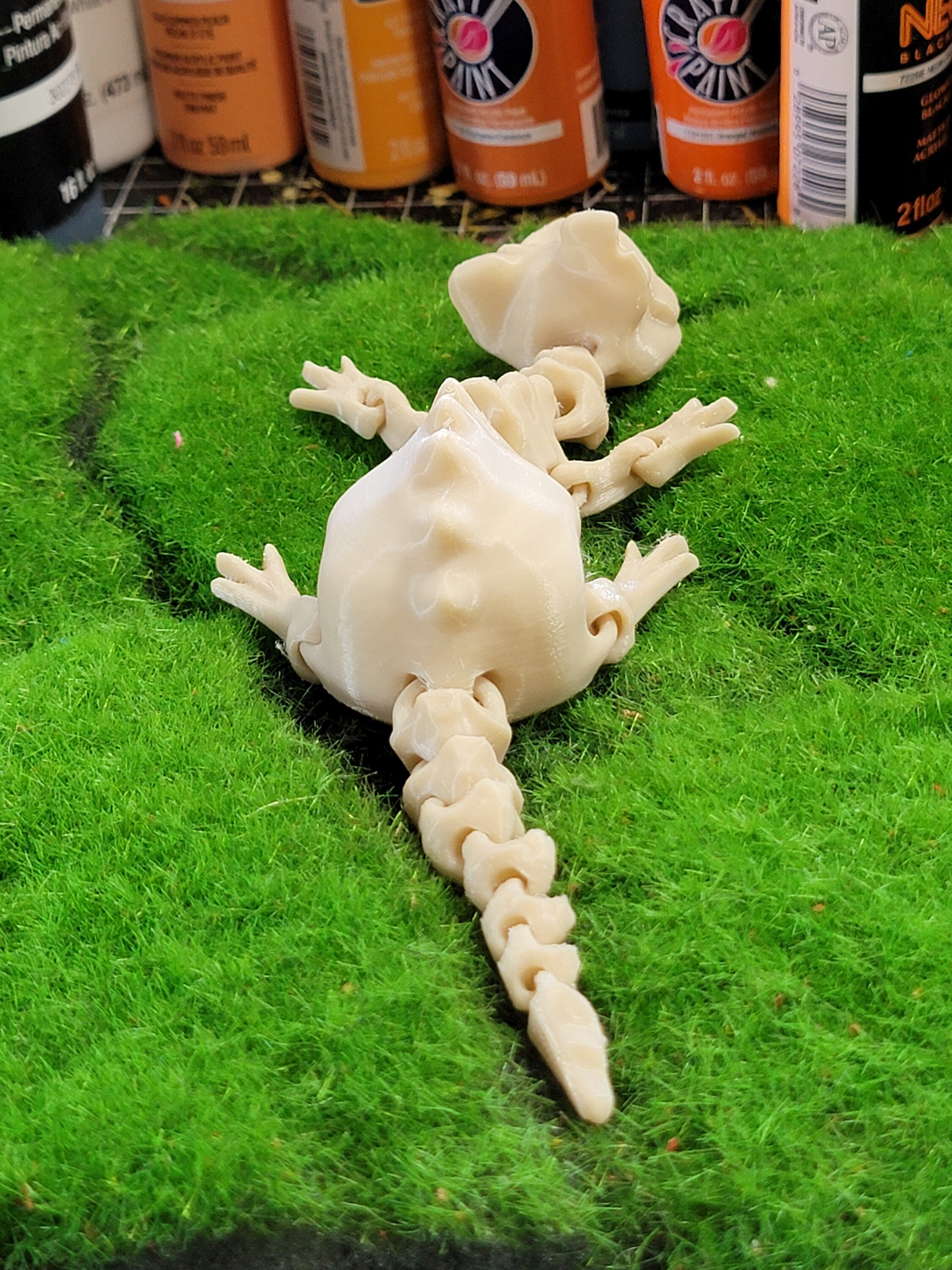 Articulated 3D Printed Bone Rat Figure - Etsy