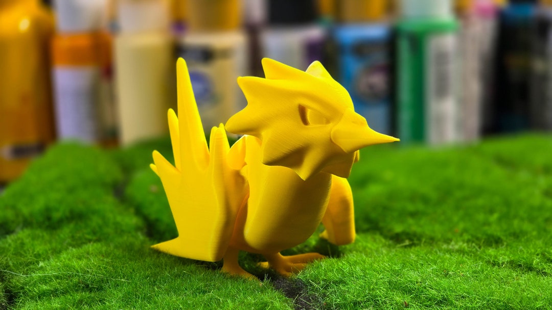 3D Printed Articulated Zapdos Figure From Pokemon - Etsy