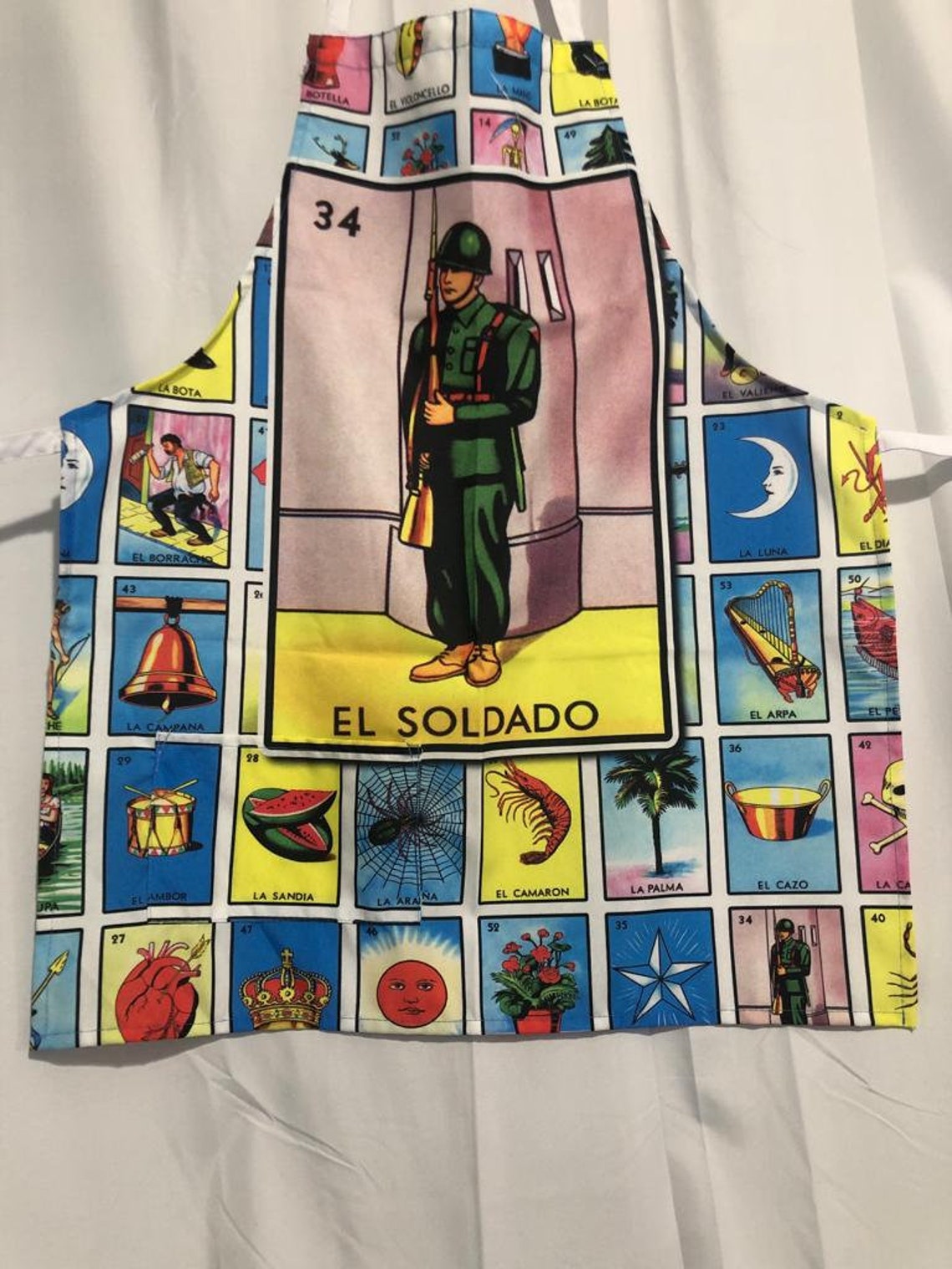 MEXICAN LOTERY APRONS - Etsy