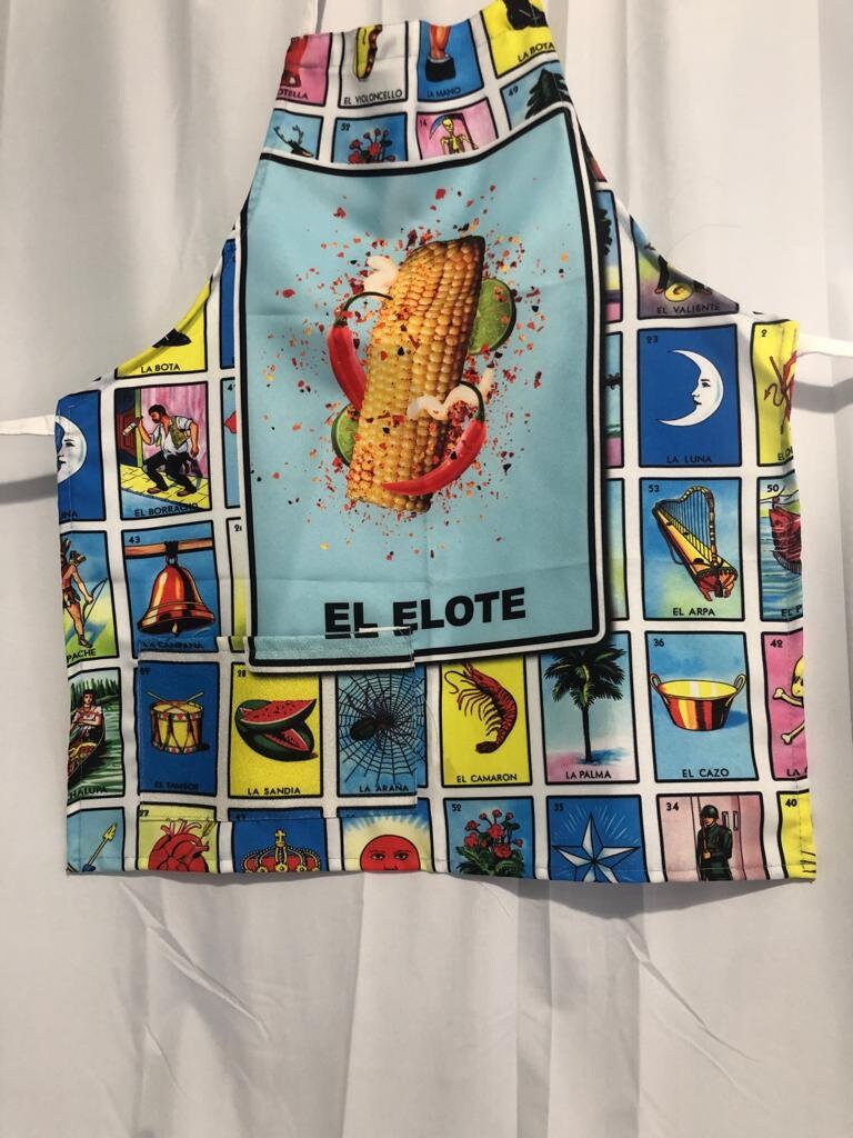 MEXICAN LOTERY APRONS - Etsy