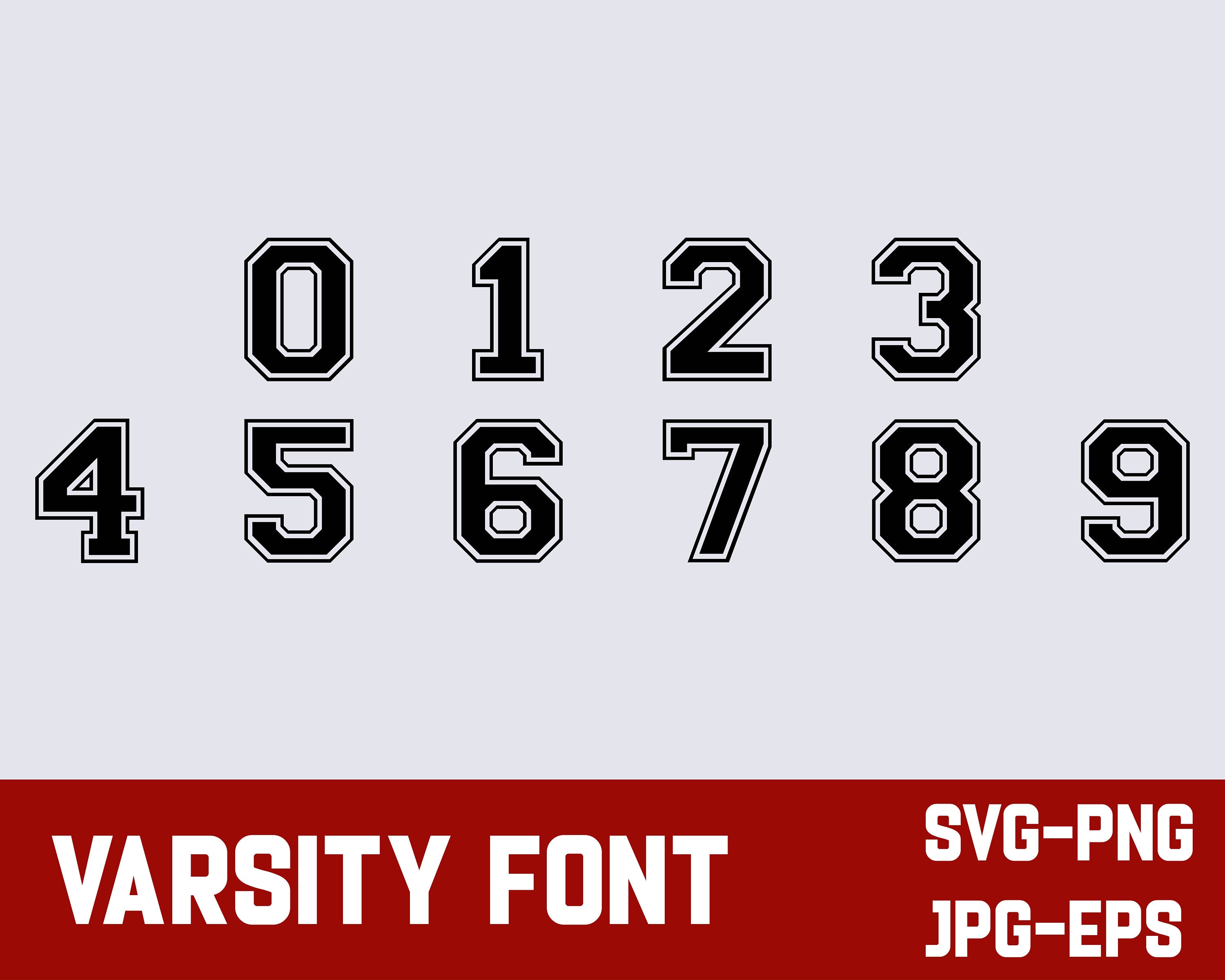 Varsity Font Svg Varsity Font Varsity Letters Mirror Font Svg Varsity ...