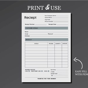 Receipt Template Receipts Business Receipt Invoice Receipt Receipt Book ...