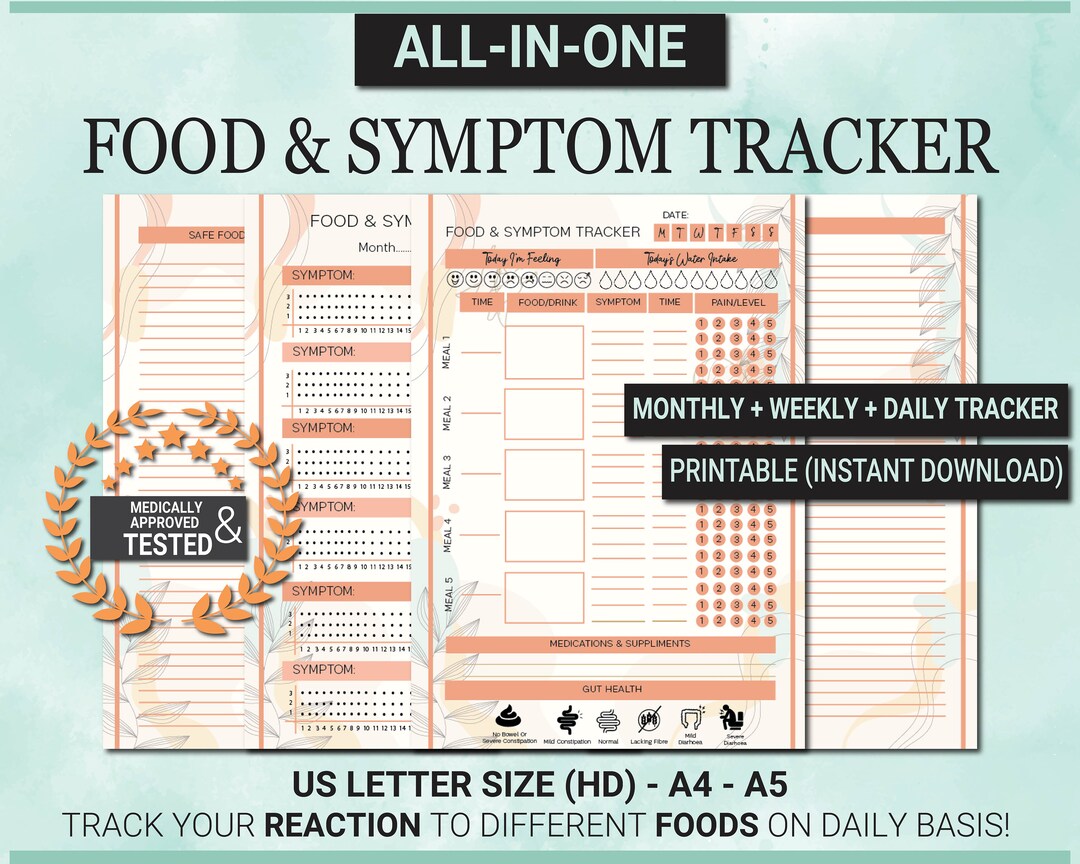 Symptom Tracker | Pain Tracker | Medical Tracker | IBS Tracker | Daily ...