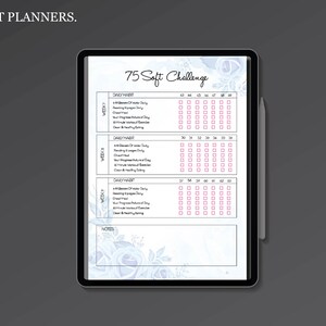 75 Soft Challenge Tracker: Printable Template (PDF) - Etsy