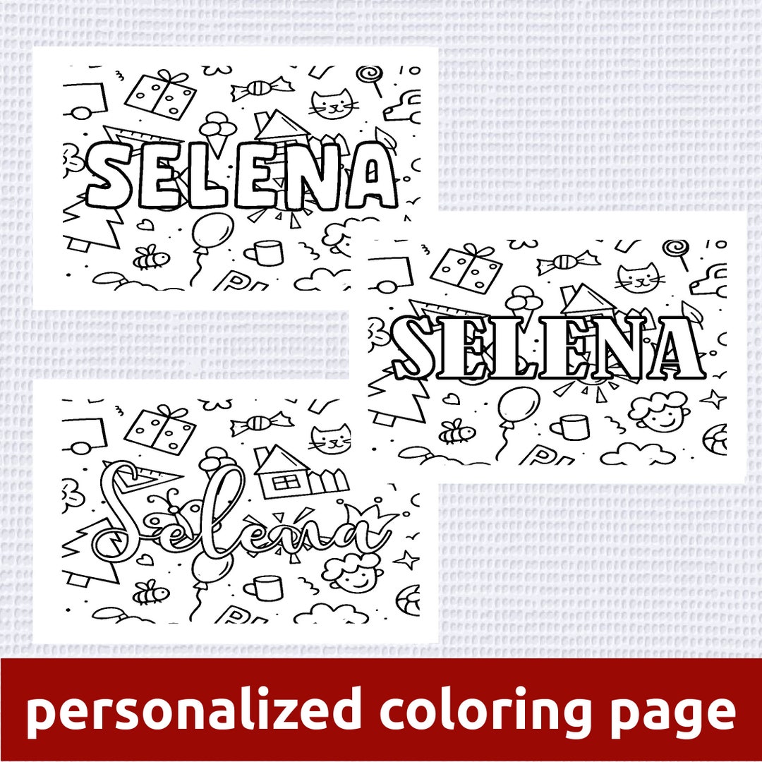 Custom Coloring Book Custom Coloring Page Toddler Coloring - Etsy