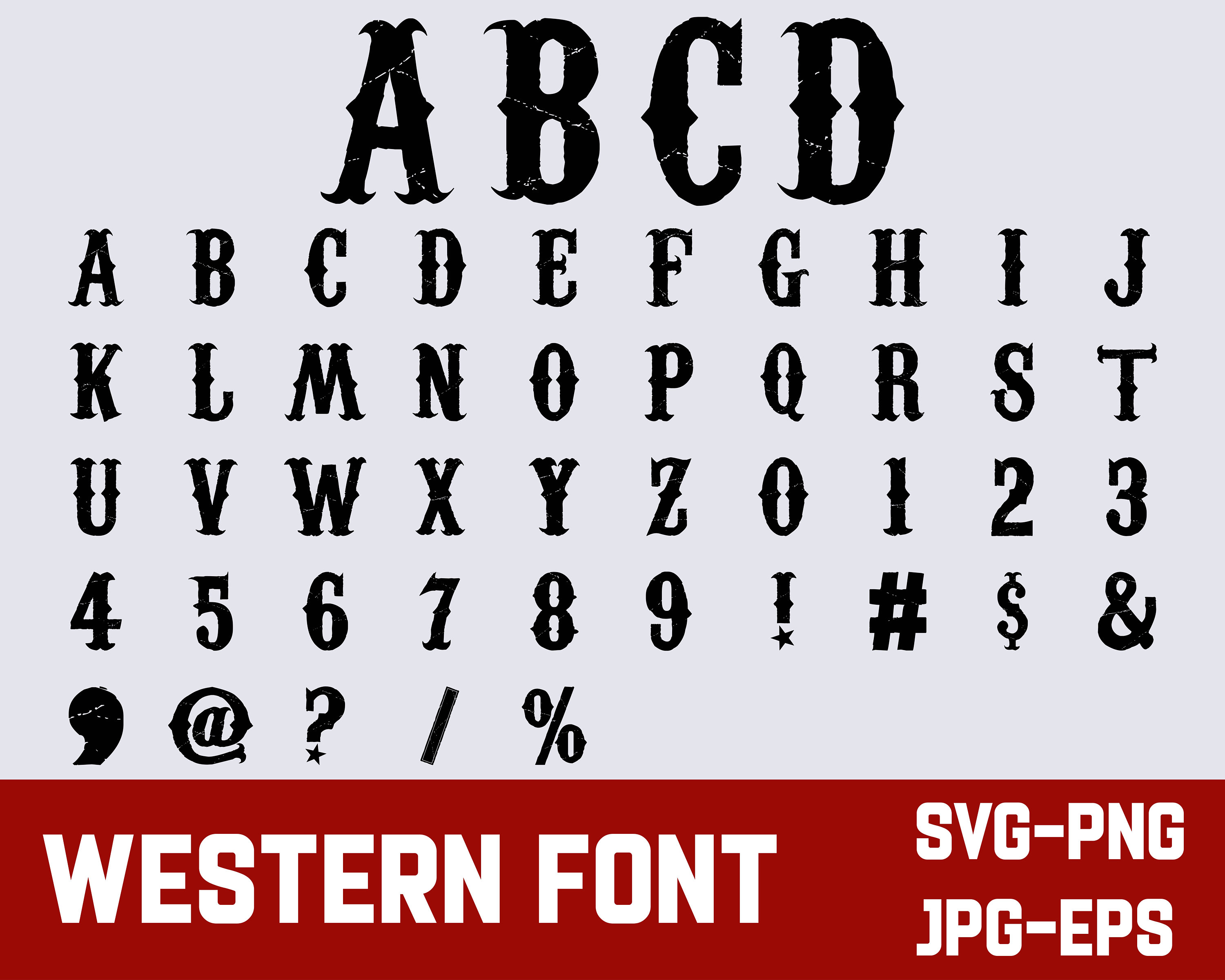 Cowboy Font | Western Font | Western Fonts | Western Font Ttf | Whiskey ...