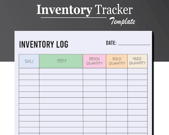 Clothing Inventory Template