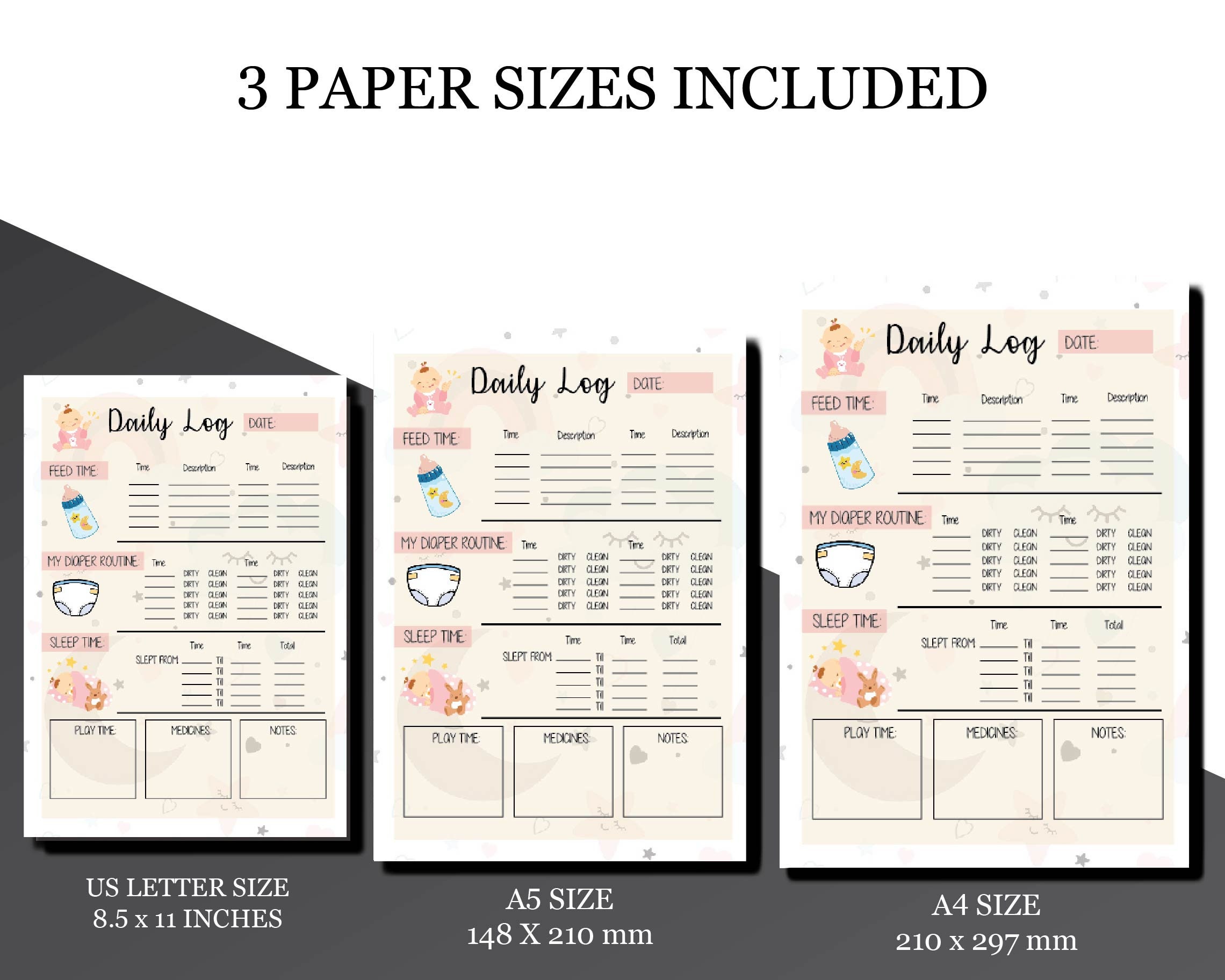 Nanny Notes Nanny Log Nanny Guide Nanny Binder Babysitter Binder ...