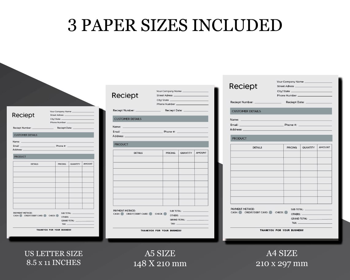 Receipt Template Receipts Business Receipt Invoice Receipt Receipt Book ...