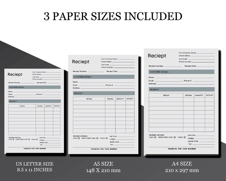 Receipt Template Receipts Business Receipt Invoice Receipt Receipt Book ...