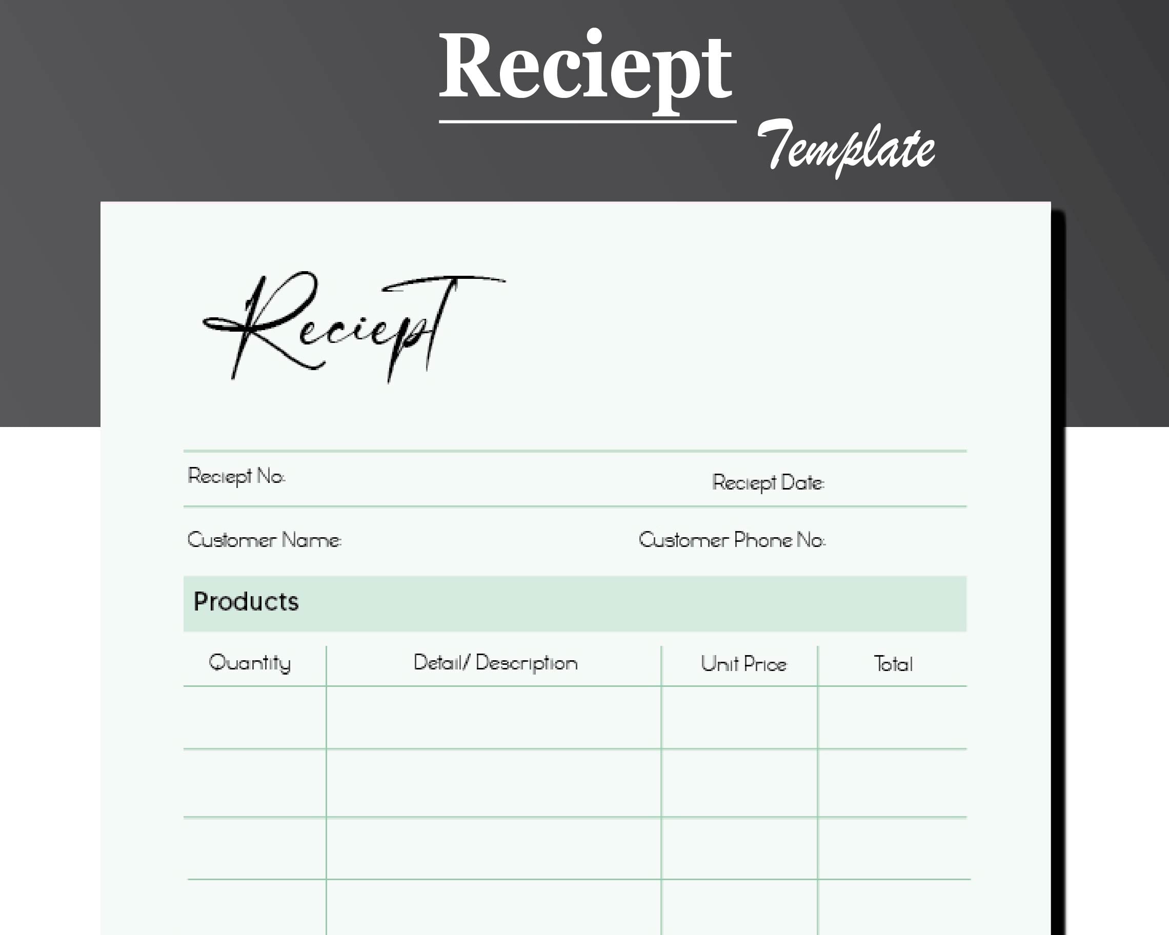 Receipt Template Receipts Business Receipt Invoice Receipt Receipt Book ...