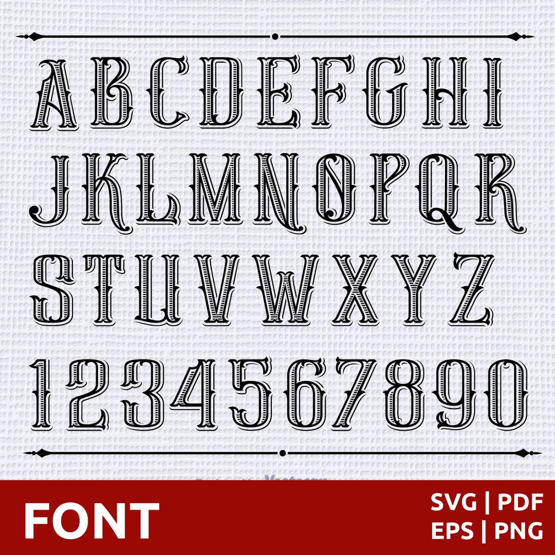 Cowboy Font Western Font Western Fonts Western Font Ttf Whiskey Font ...