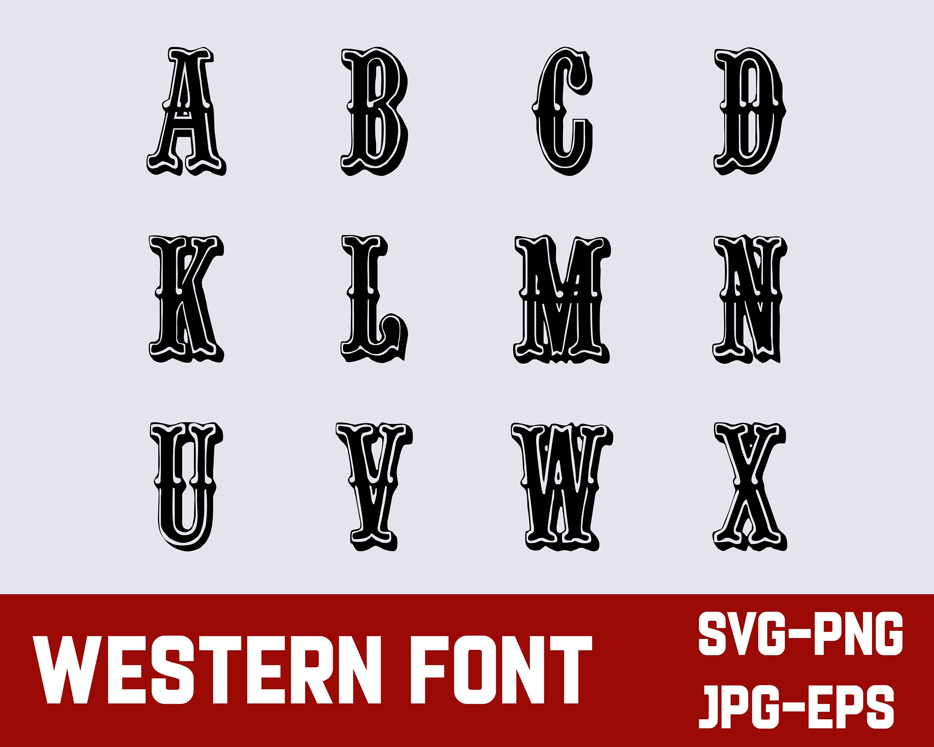 Cowboy Font | Western Font | Western Fonts | Western Font Ttf | Whiskey ...