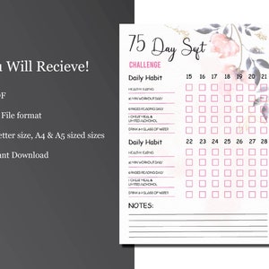 75 Soft Challenge | 75 Day Challenge | 75 Soft | 75 Soft Printable | 75 ...