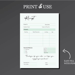 Receipt Template Receipts Business Receipt Invoice Receipt Receipt Book ...