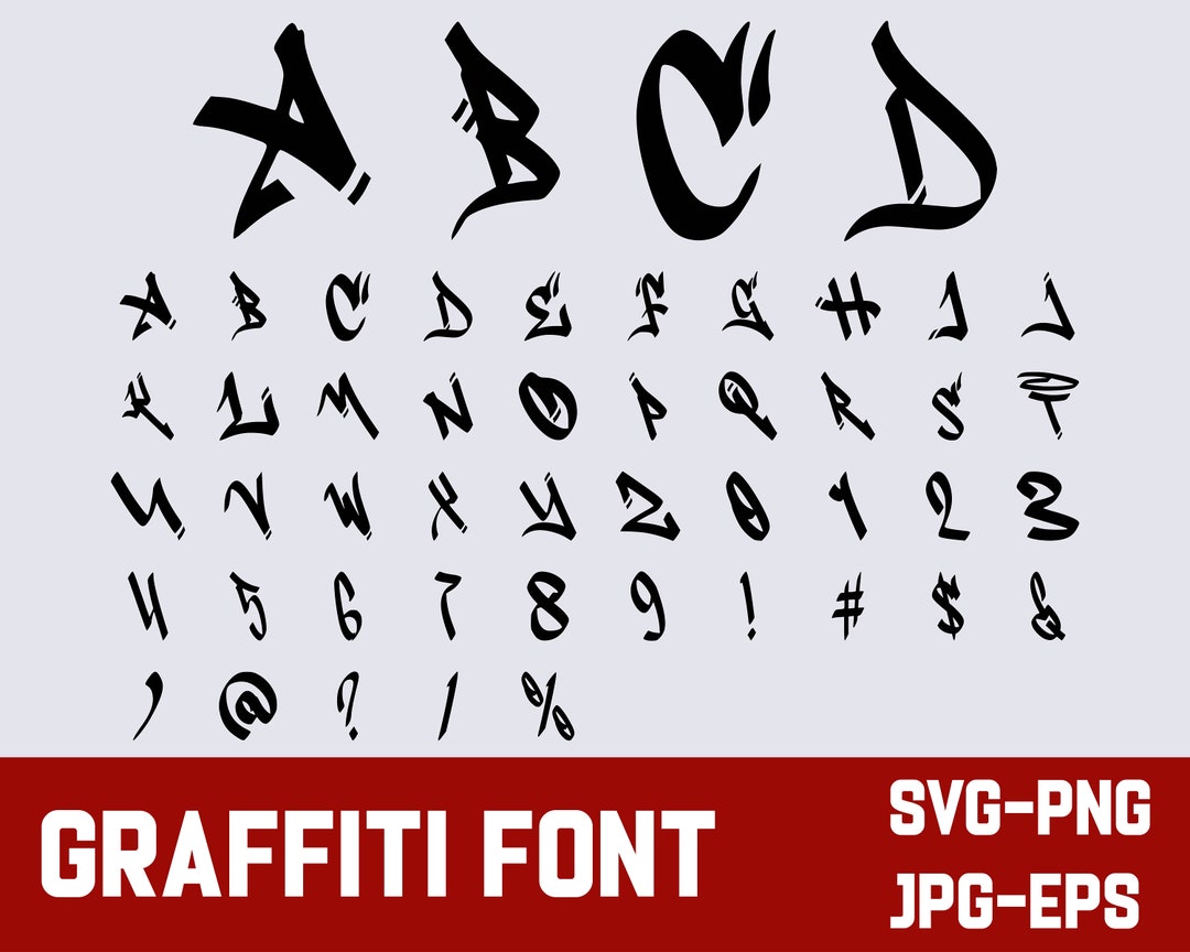 Dripping Graffiti Font: Bubble Style (digital Download) - Etsy