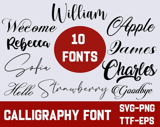 Cursive Font Wedding Font Cursive Letters Font Invite Font Samantha ...
