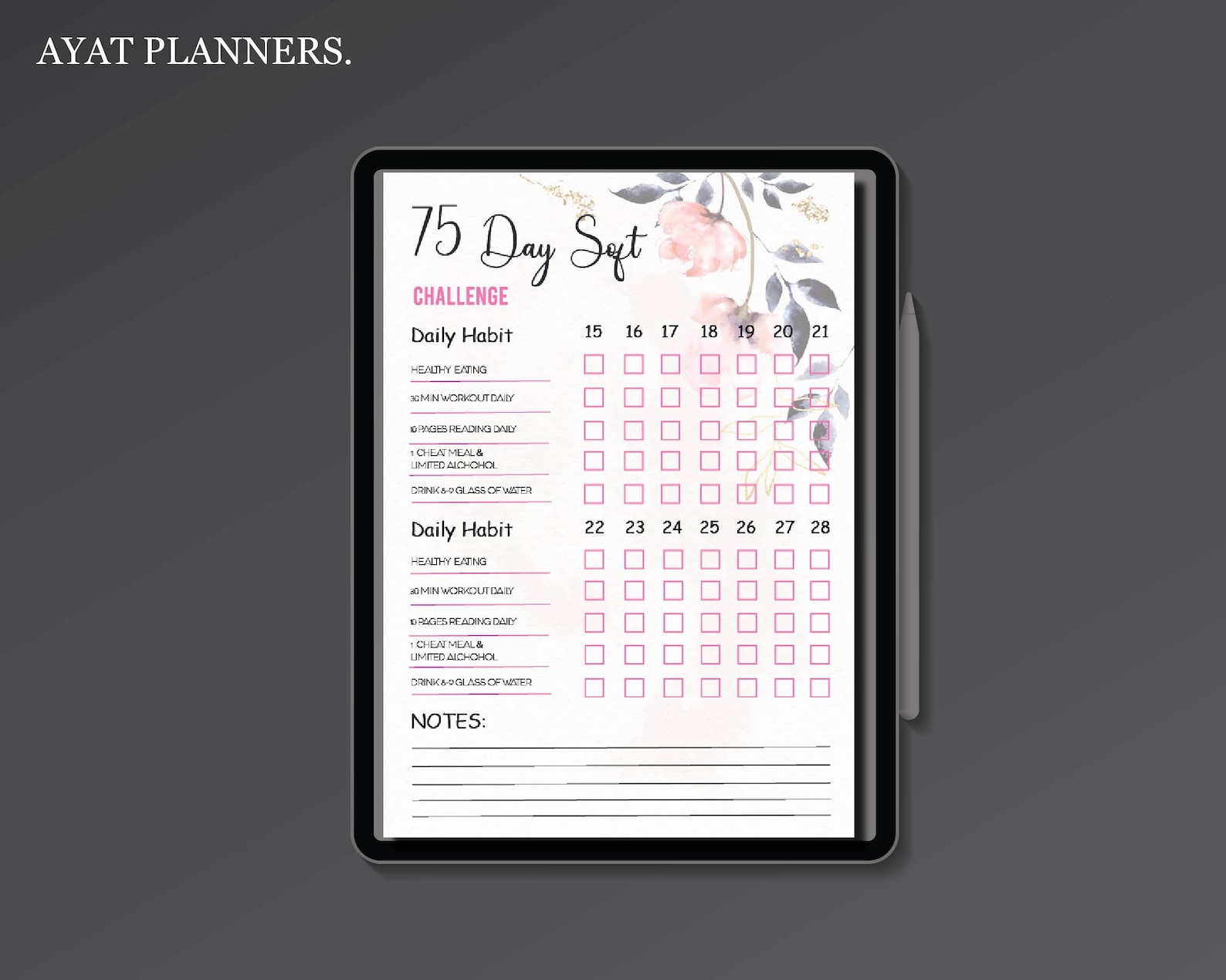 75 Soft Challenge 75 Day Challenge 75 Soft 75 Soft Printable 75 Soft ...