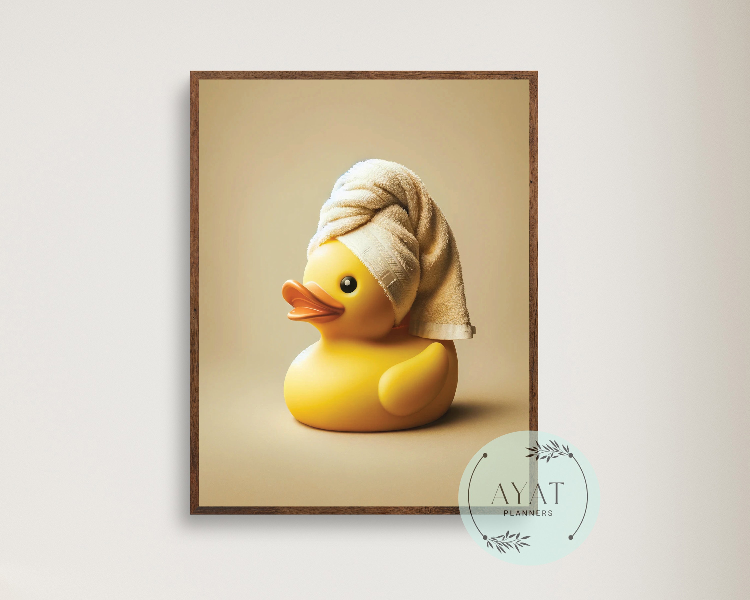 Trendy Wall Art Bathroom Wall Art Duck Bathroom Print Trendy Style Art Duck in Shower Duck ...