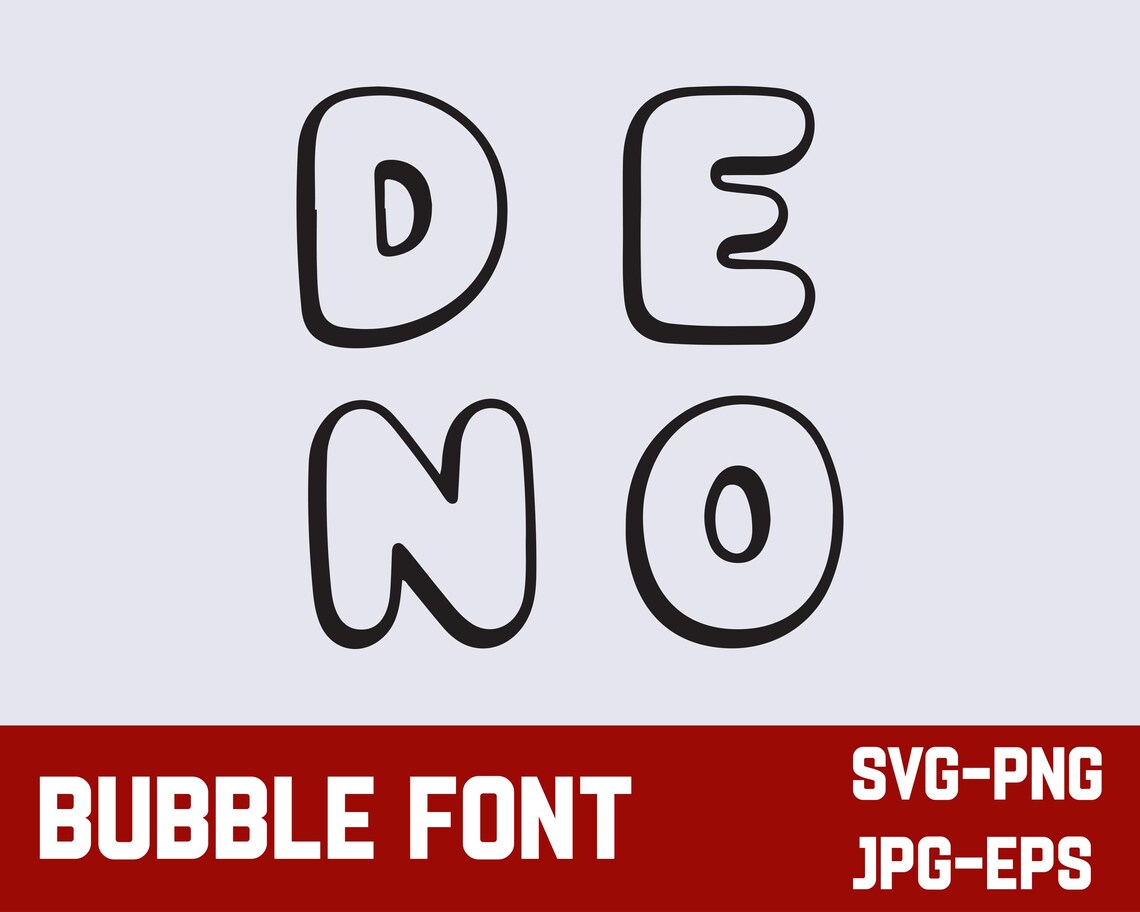 Bubble Font | Groovy Font | Bubble Script Font | Bubble Letters Svg ...