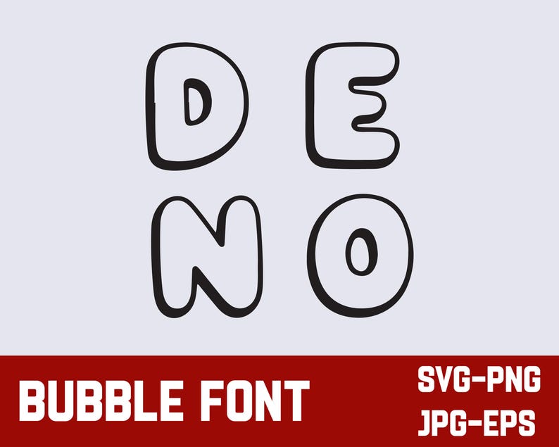 Bubble Font | Groovy Font | Bubble Script Font | Bubble Letters Svg ...
