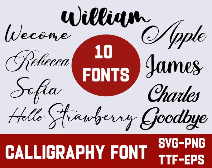 Cursive Font Wedding Font Cursive Letters Font Invite Font Samantha ...