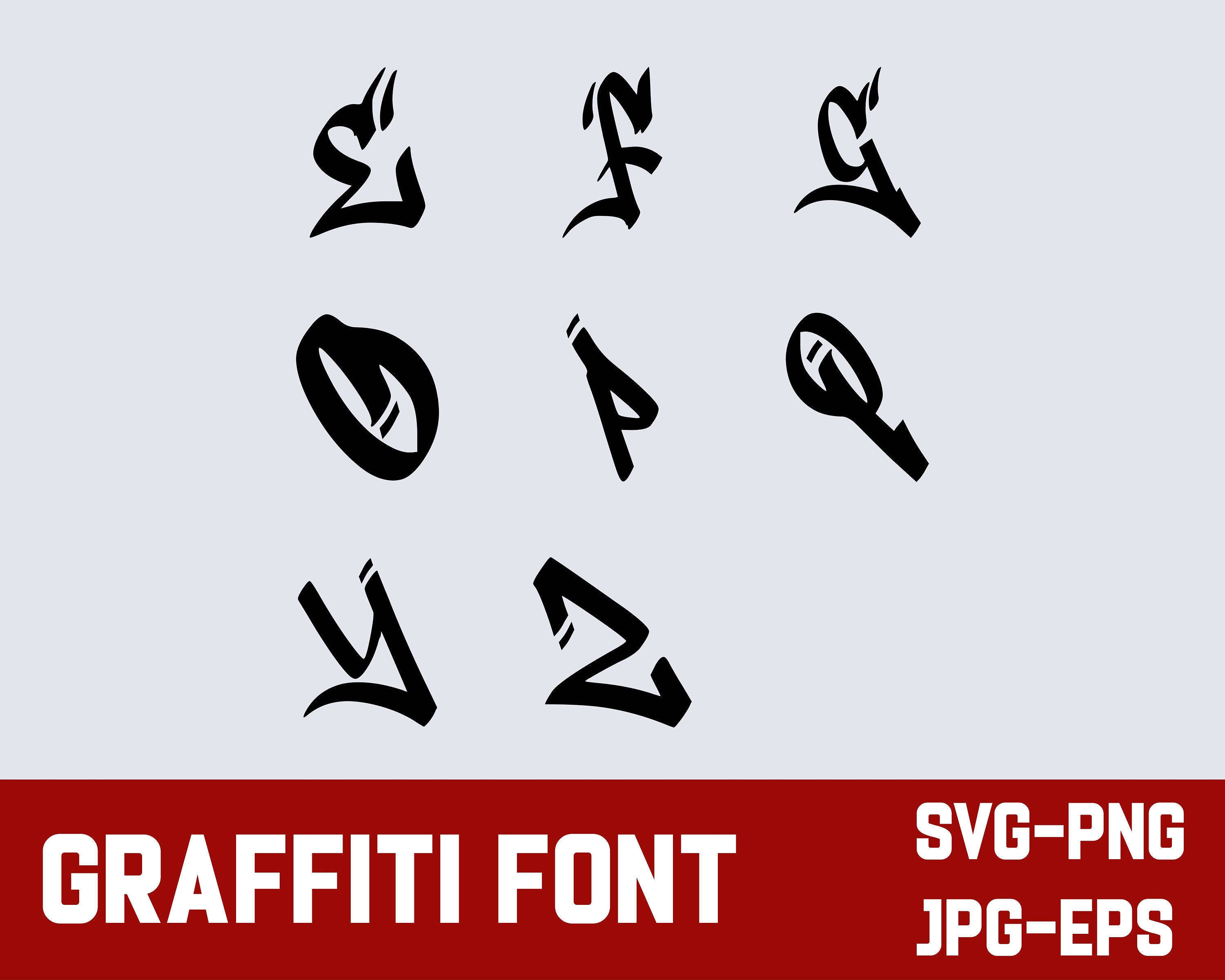 Dripping Graffiti Font: Bubble Style (digital Download) - Etsy