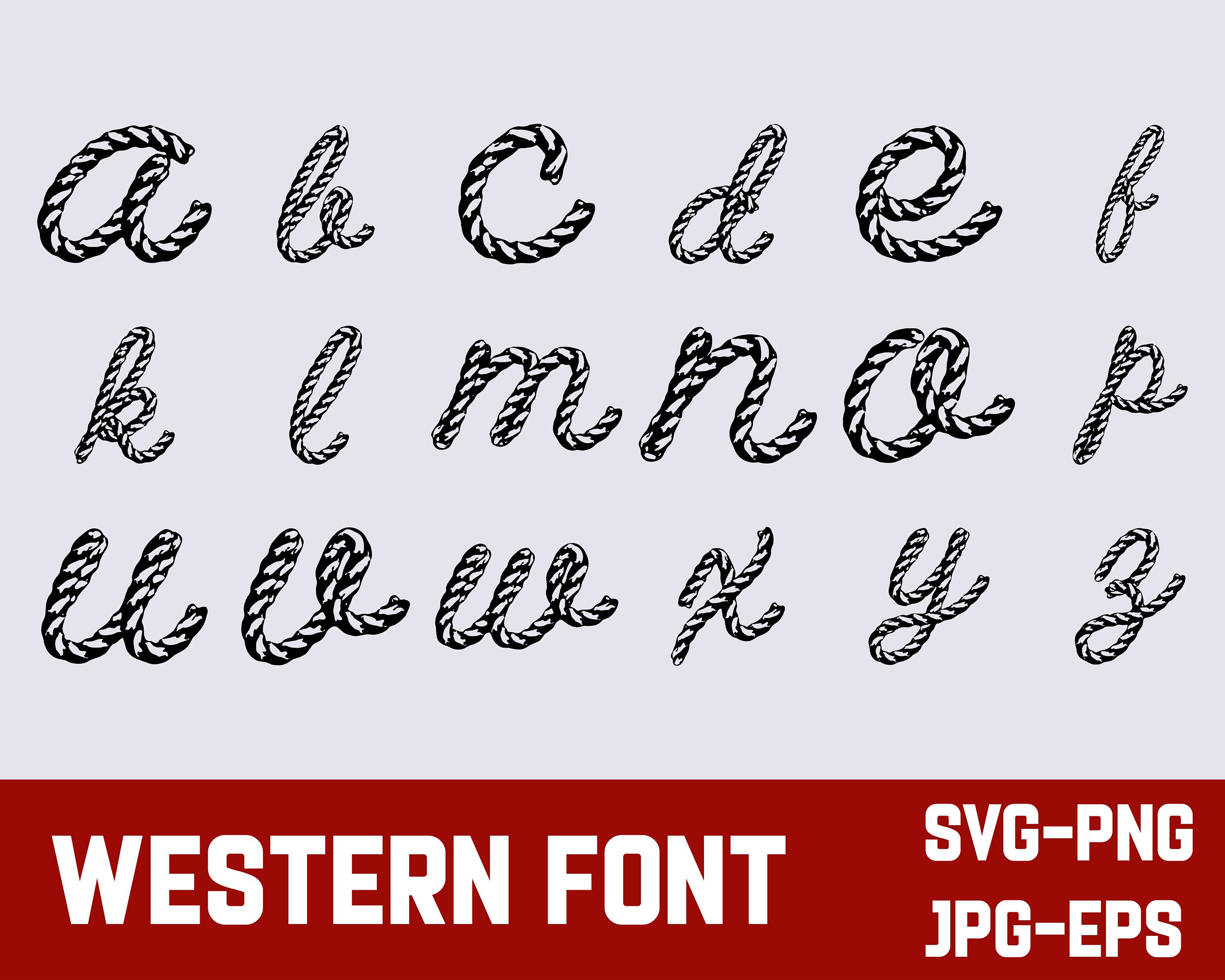 Cowboy Font Western Font Western Fonts Western Font Ttf Whiskey Font ...
