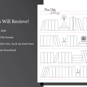 Reading Log | Bookshelf Insert | Summer Reading Log | 100 Book ...