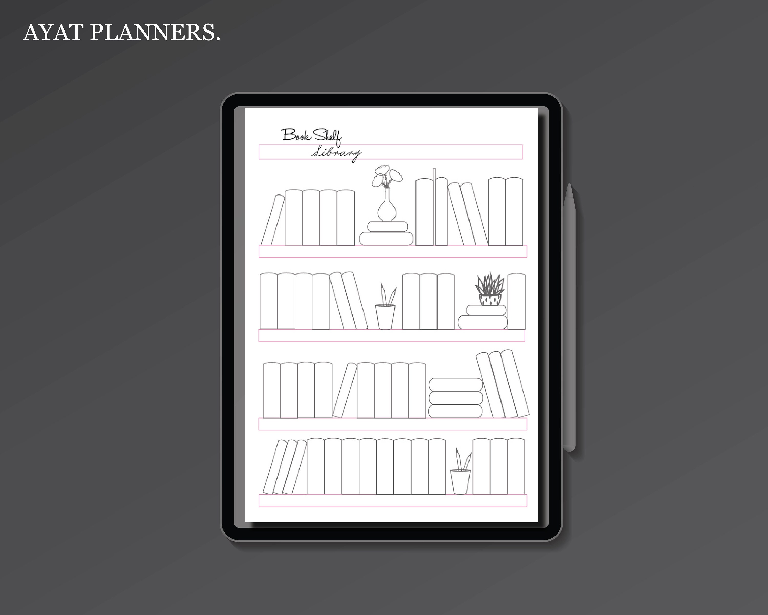 Reading Log Bookshelf Insert Summer Reading Log 100 Book Challenge ...