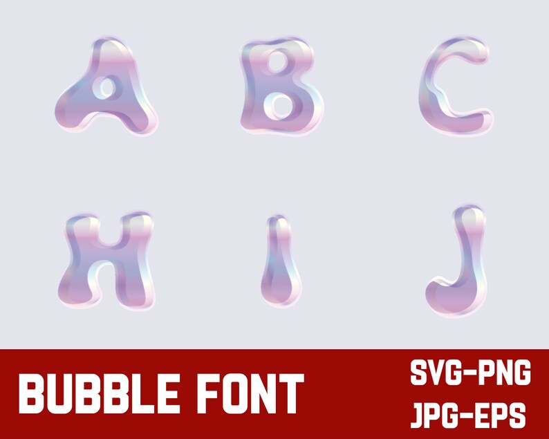 Bubble Font | Groovy Font | Bubble Script Font | Bubble Letters Svg ...