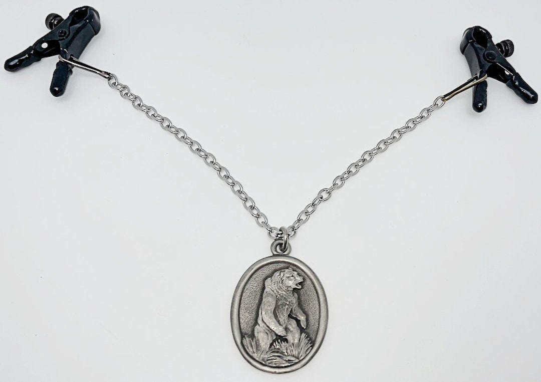 North American Grizzly Bear Bullnose Nipple Clamps - Etsy