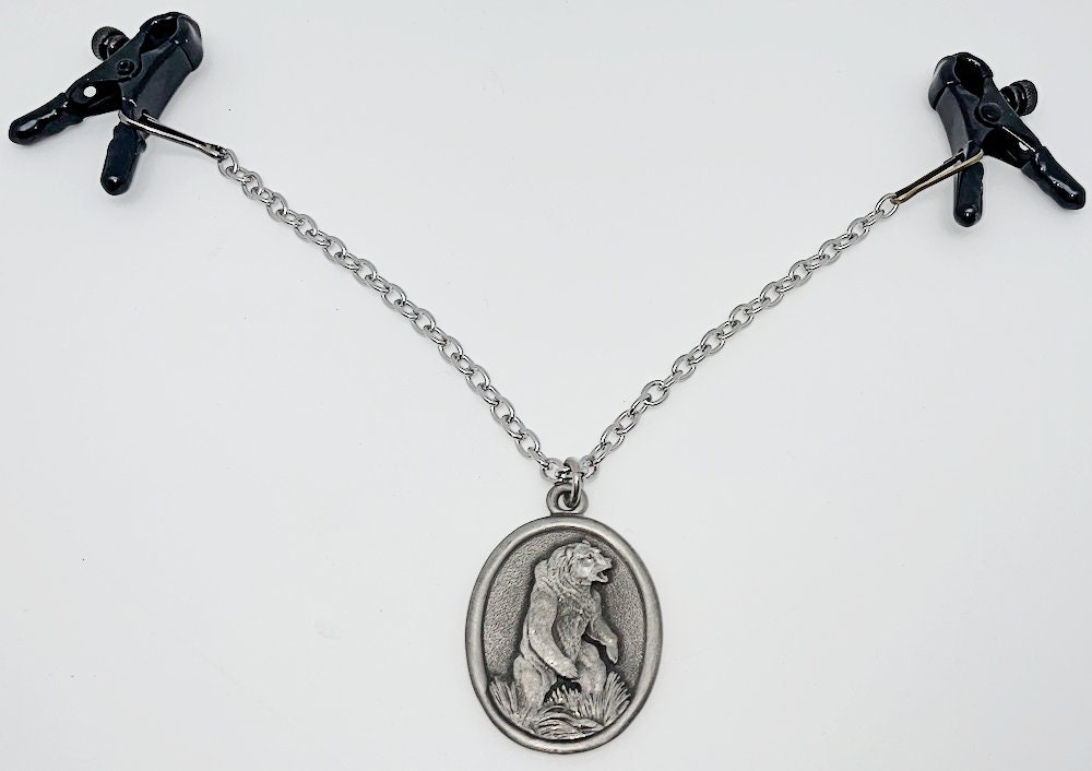 North American Grizzly Bear Bullnose Nipple Clamps - Etsy