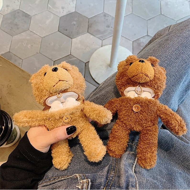 Teddy Bear Airpods 1 2 Pro Case Cute Airpods Covers - Etsy