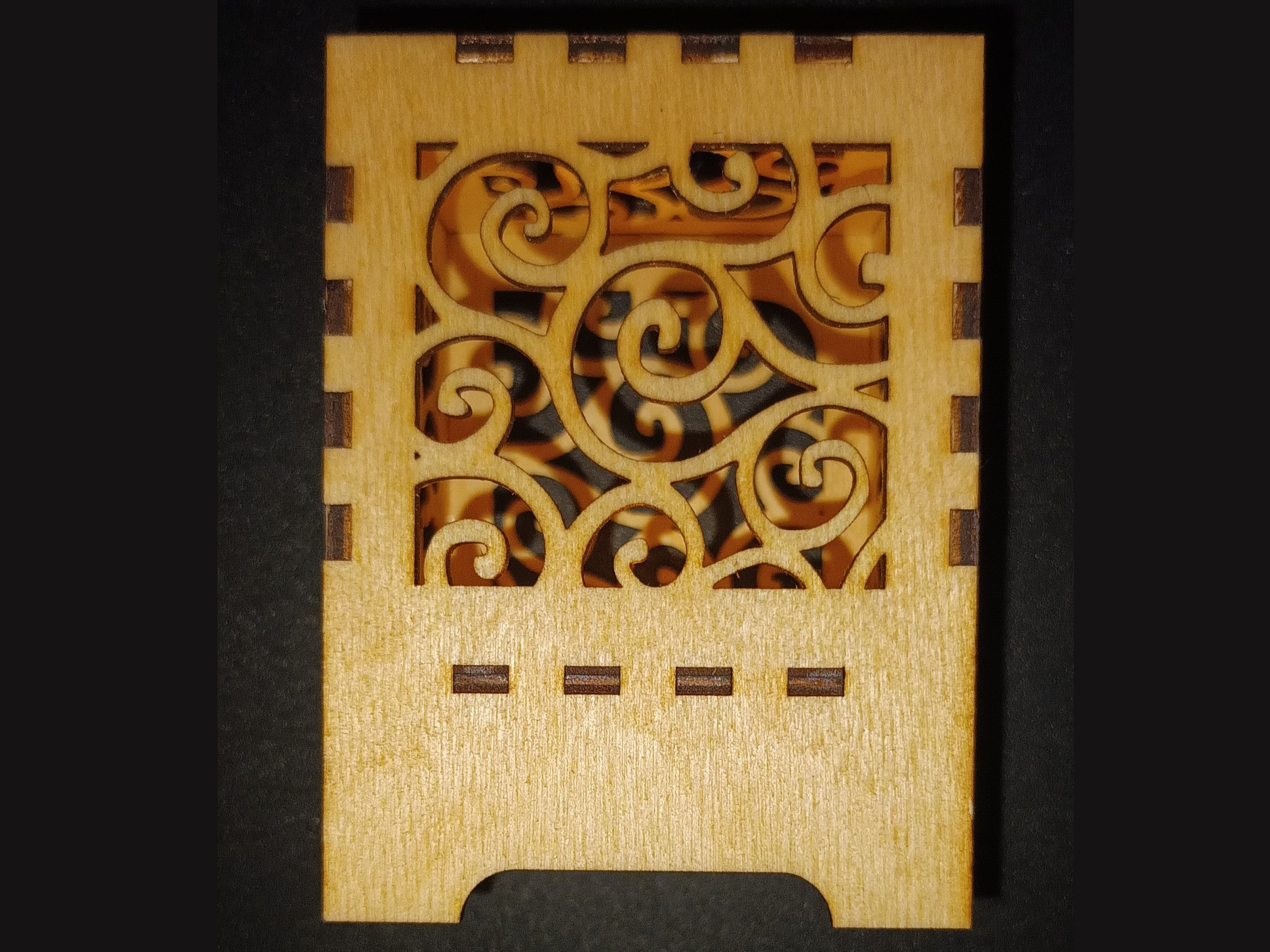 Decorative Light Box - Design Files for Laser Cutting. SVG, DXF, PNG ...