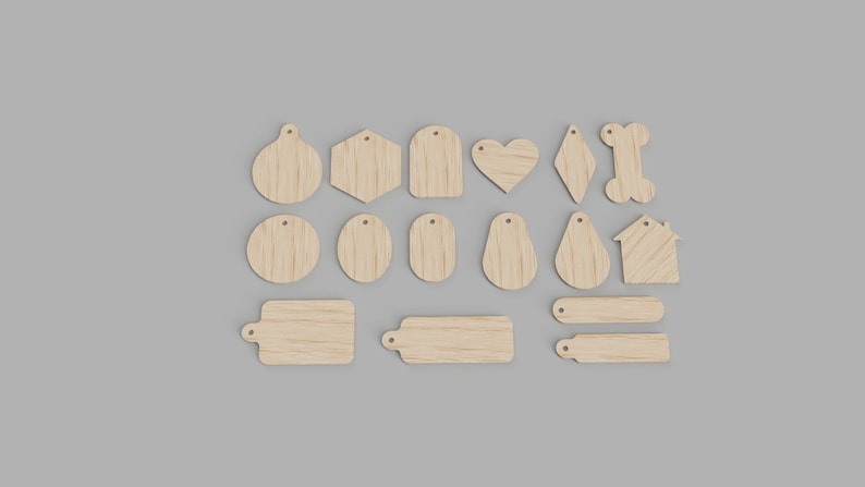 Keyring Design Files for Laser Cutting #1. SVG, DXF, PNG. - Keychain ...