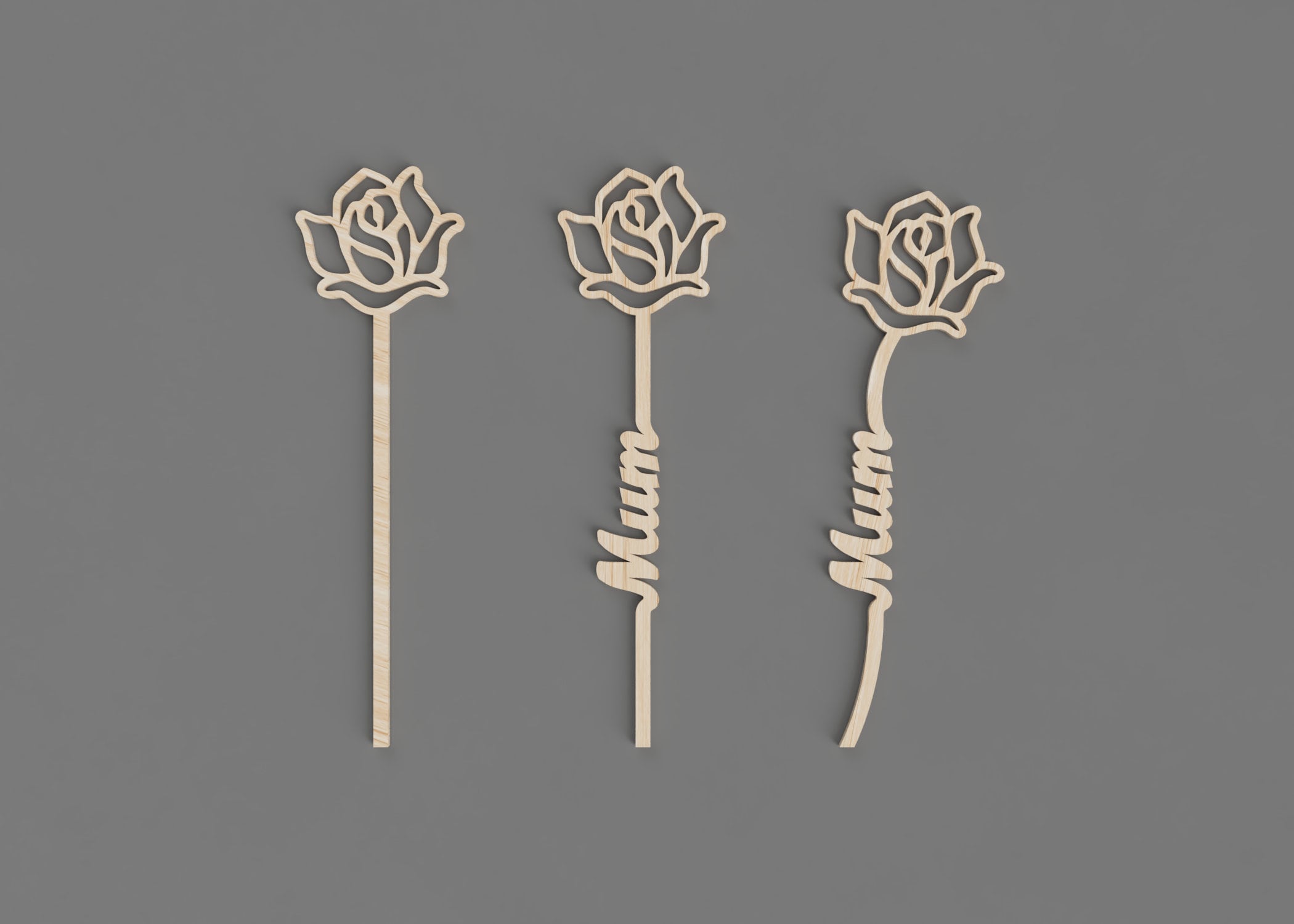 Laser Cut Rose Design Files for Laser Cutting #1. SVG, DXF. - Gift ...