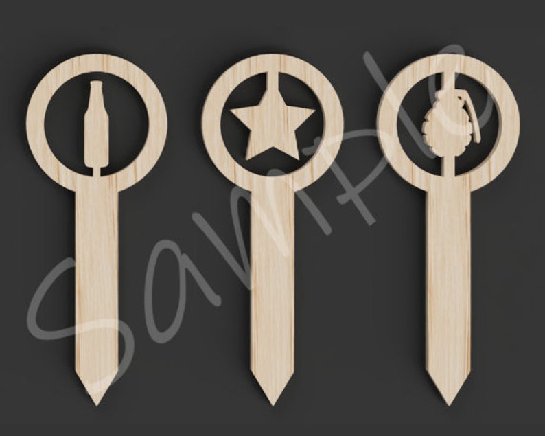 Target Sticks - Destructible Air Rifle Targets - Cut Files. SVG, DXF ...