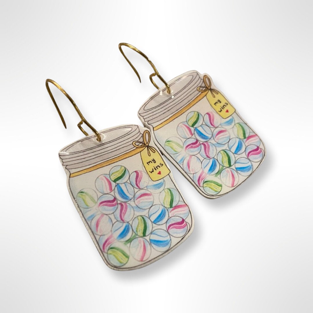 Counting My Wins Marbles in a Mason Jar Mental Health Awareness Self ...