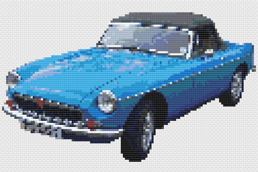 MGB Car Cross Stitch Digital Download - Etsy