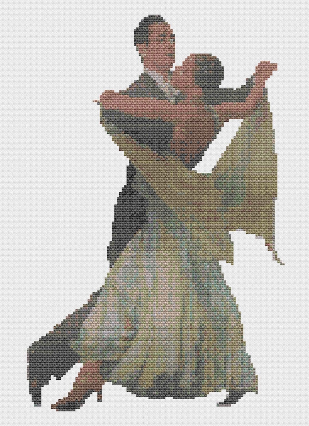 Ballroom Dancing Cross Stitch Digital Download - Etsy
