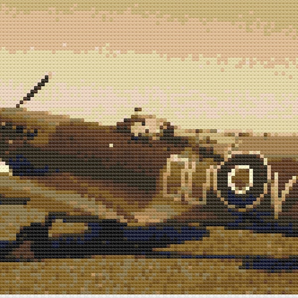 Spitfire Cross Stitch Pattern - Etsy