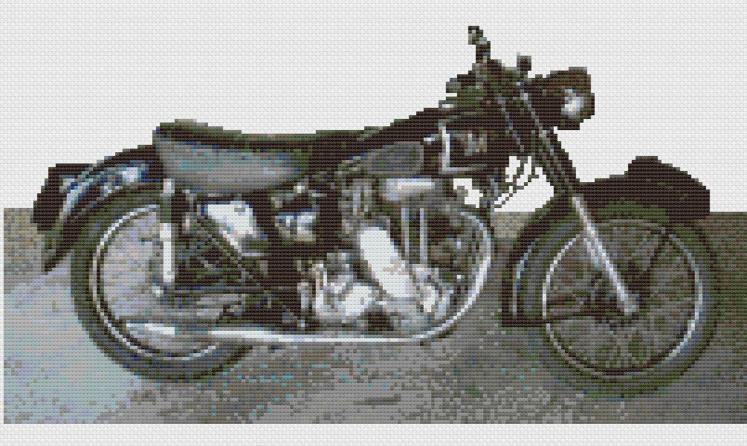 Matchless G80 Motorcycle Cross Stitch Digital Download - Etsy