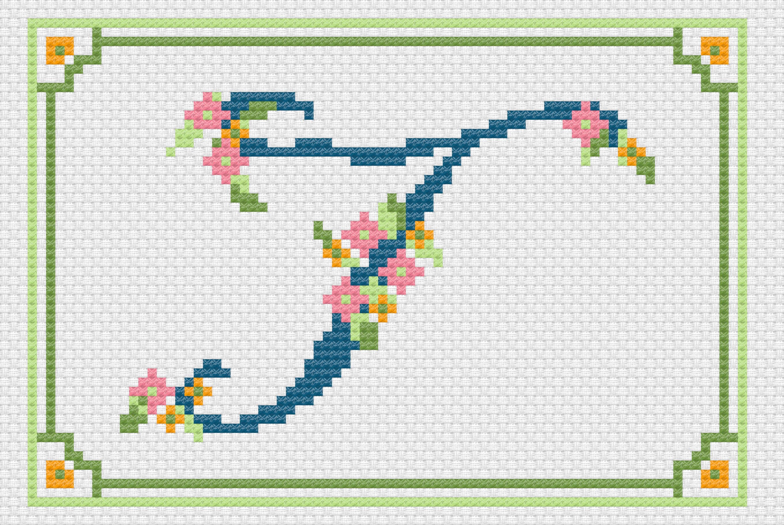 Alphabet Letter J Cross Stitch Digital Download - Etsy