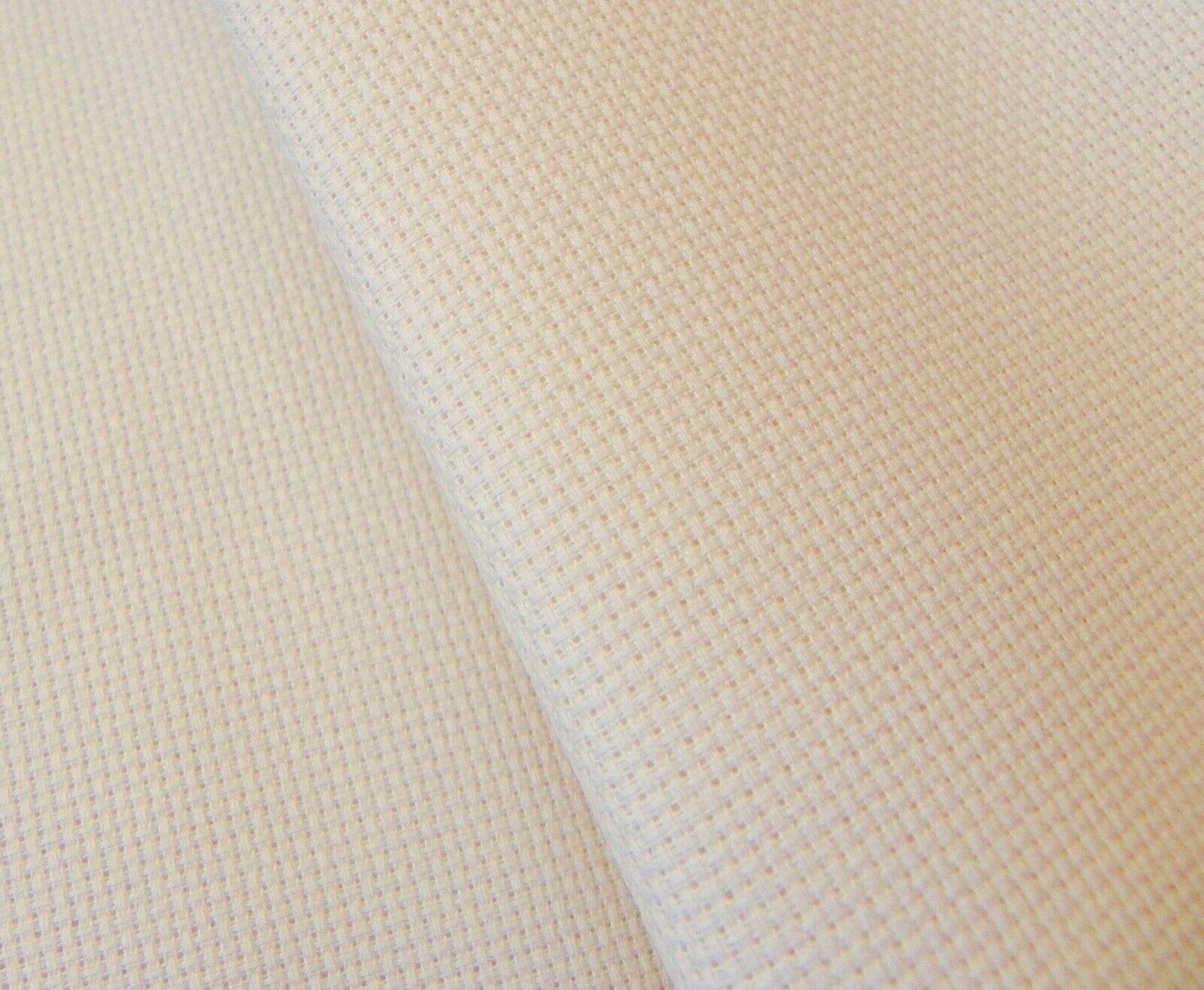 Zweigart Ivory / Cream 14 Count Aida Cross Stitch Fabric - Various Size ...