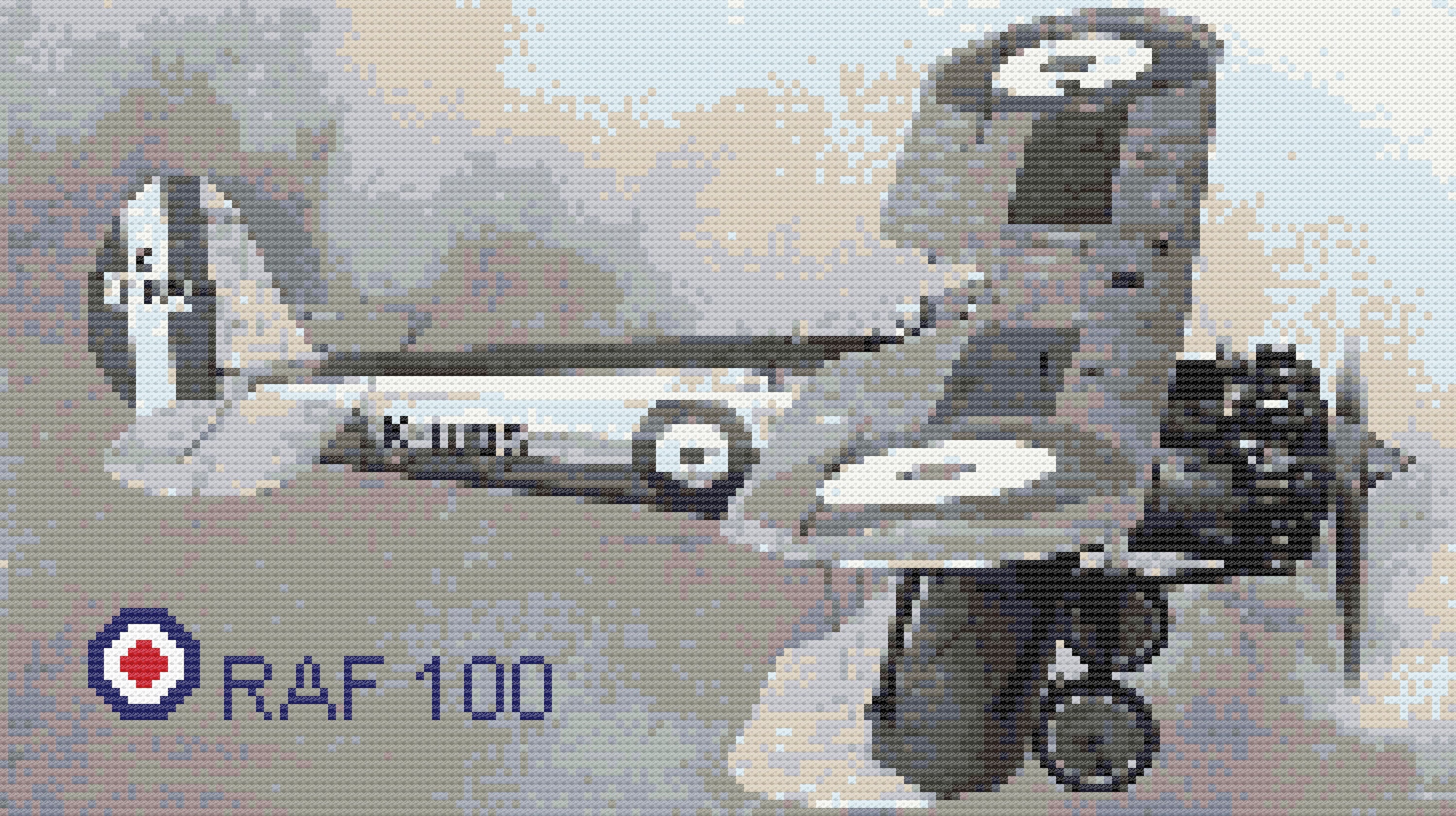 RAF 100 Bristol Aeroplane Cross Stitch Digital Download - Etsy