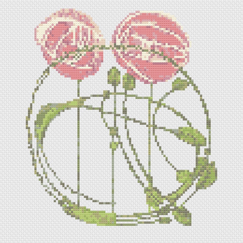 Mackintosh Rose - Etsy