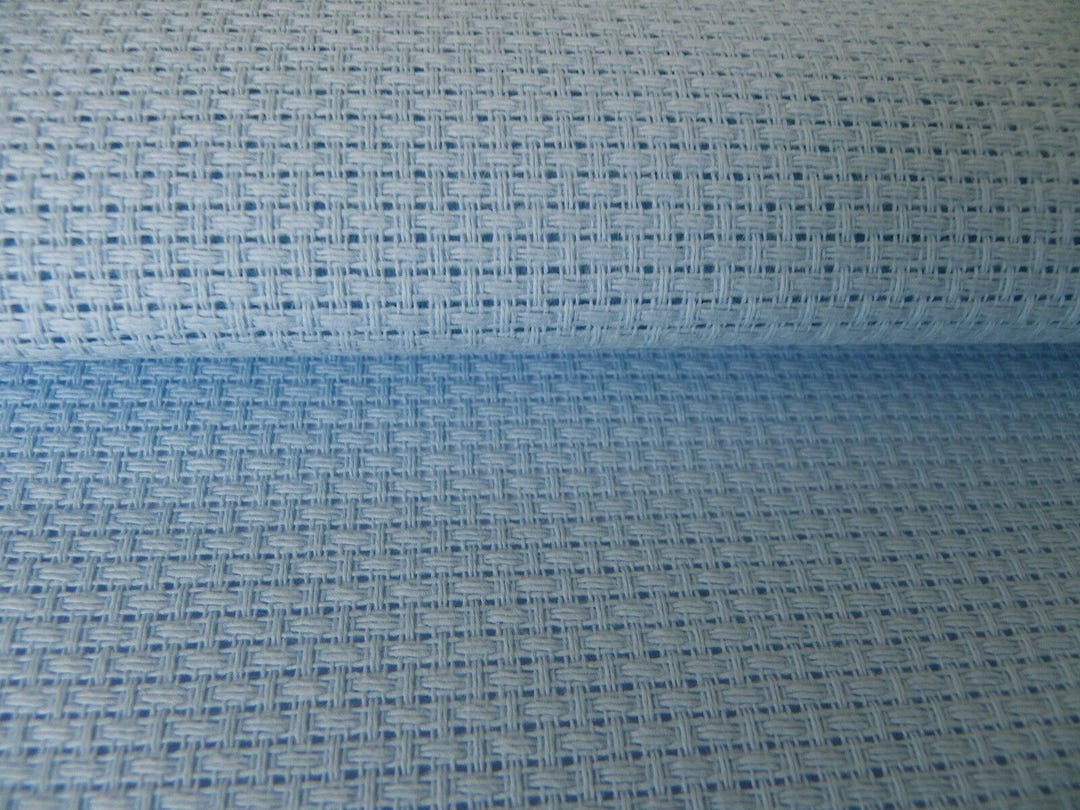 Zweigart Blue Sky 8 Count Aida Cross Stitch Fabric - Various Size ...