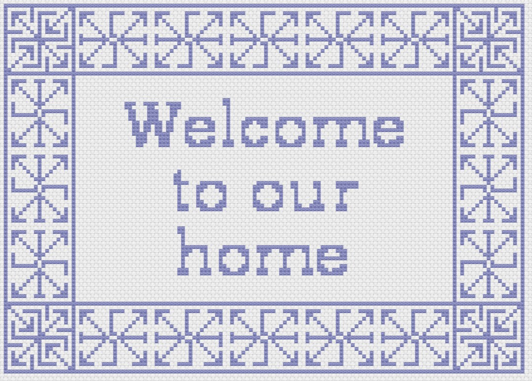 Celtic Welcome Home Cross Stitch Digital Download - Etsy