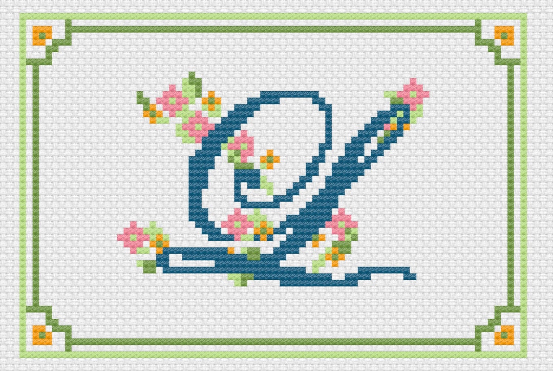 Alphabet Letter L Cross Stitch Digital Download - Etsy